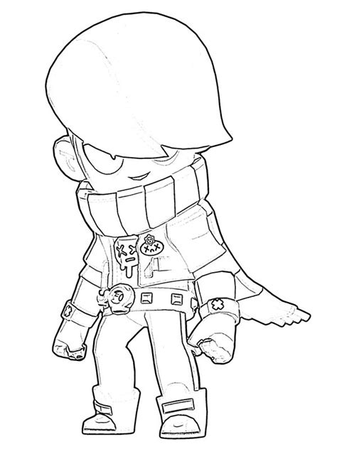 Brawl Kolorowanki Druku Kolorowanka Shelly Leon Wydruku Supercoloring