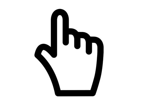 File Pointing Hand Cursor Vector Svg Wikimedia Commons