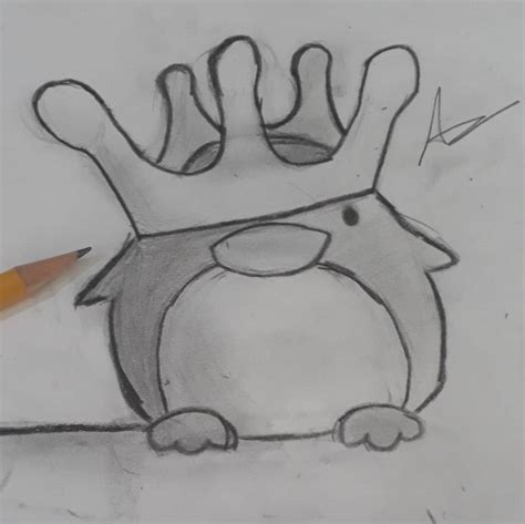 PINGÜINO CON CORONA Hive