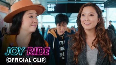 Joy Ride 2023 Official Clip Blending In Ashley Park Sherry Cola