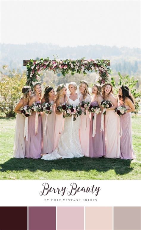 13 Mismatched Bridesmaid Dress Color Palettes Junebug Weddings