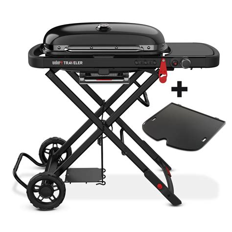 Weber Traveler Portable Gas Barbecue Stealth Edition