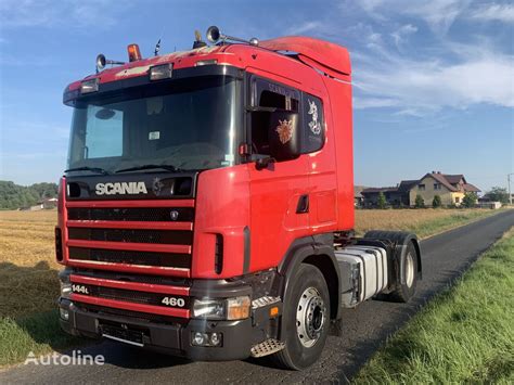 SCANIA 144L 460 MANUAL 3 3 RETARDER KLIMA HYDRAULIC Tractor Unit For