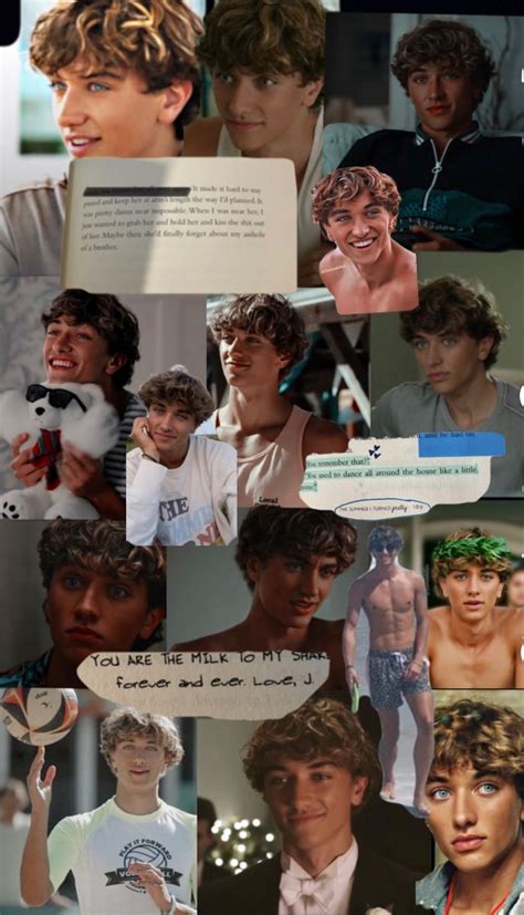 The Collage Shows Many Different Images Of Men With Curly Hair And No