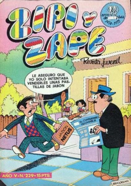 ZIPI Y ZAPE 1972 BRUGUERA 229 Ficha de número en Tebeosfera