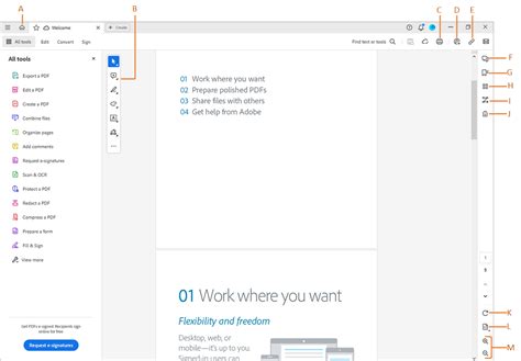 adobe acrobat workspace basics in acrobat
