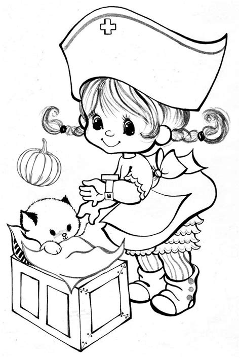 25 Desenhos De Enfermeira Para Imprimir E Colorir Pintar