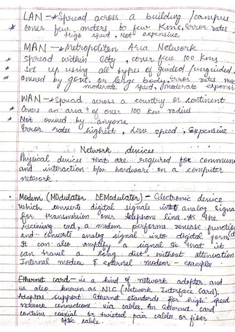 Solution Computer Network Concept Handwritten Notes Studypool