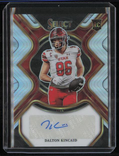 Dalton Kincaid 2023 Panini Select Draft RS DKI Silver Prizm Auto RC EBay