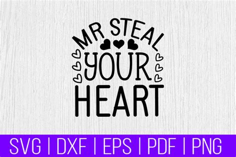 Mr Steal Your Heart SVG Graphic By Designerkrishna Creative Fabrica