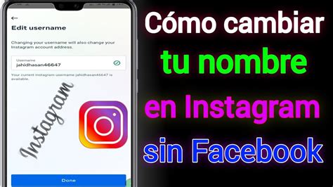Cómo cambiar tu nombre en Instagram sin Facebook Cambiar nombre y