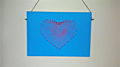 diy string art using push pins diy wall art room decor youtube