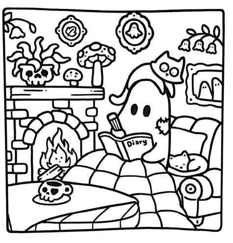 Ghost Coloring Pages 3 Lil Ghosts Life In 2024 Coloring Pages Cute Coloring Pages