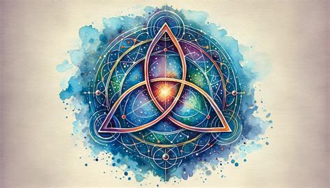 Triquetra Holy Trinity Symbol Celtic Knot Sign Sacred Endless Symbol