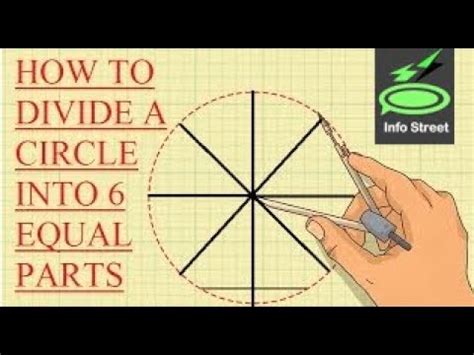 How To Divide A Circle Into 6 Equal Parts Using Only Compass And A