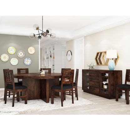 Missouri Solid Wood Round Dining Room Set