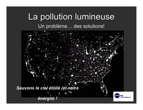 La Pollution Lumineuse