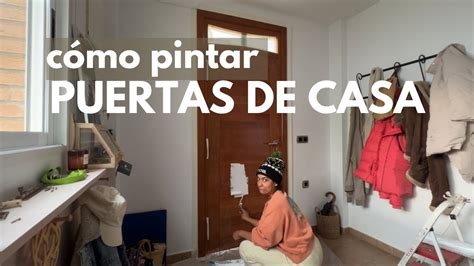 Cómo pintar puerta de madera en blanco paso a paso PARA PRINCIPIANTES