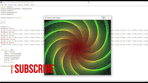 draw spiral with python turtle solution included pyth