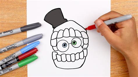 How To Draw Caine From The Amazing Digital Circus Step By Step Youtube