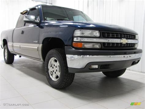 2000 Indigo Blue Metallic Chevrolet Silverado 1500 Z71 Extended Cab 4x4