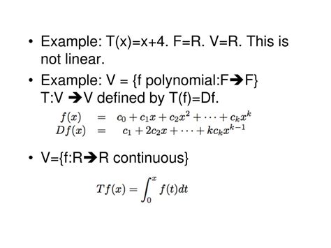 Ppt Chapter Linear Transformations Powerpoint Presentation Free