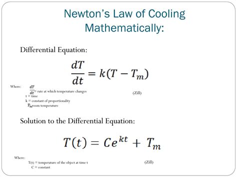 PPT Hands On Lab Newtons Law Of Cooling PowerPoint Presentation