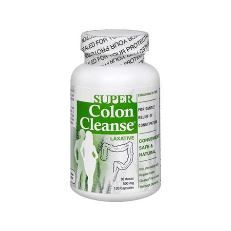 Super Colon Cleanse Laxative 120 Capsule 825ea From Health Plus