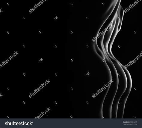 Sexy Body Nude Two Woman Naked Zdjęcie Stockowe Edytuj Teraz 299626637