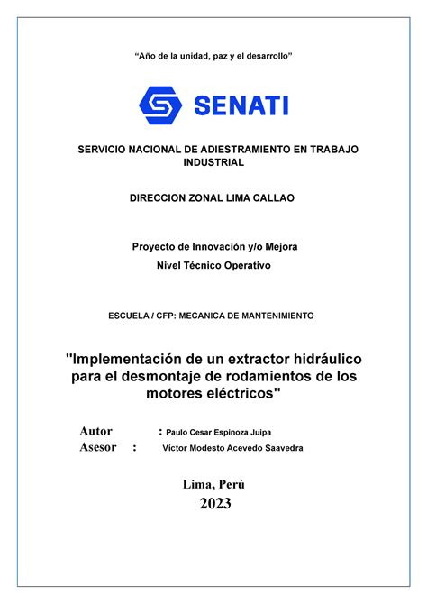 Proyecto Trabajos A O De La Unidad Paz Y El Desarrollo