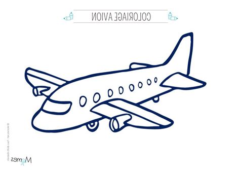 Avion à Colorier Impressionnant Collection Coloriage Avion Momes