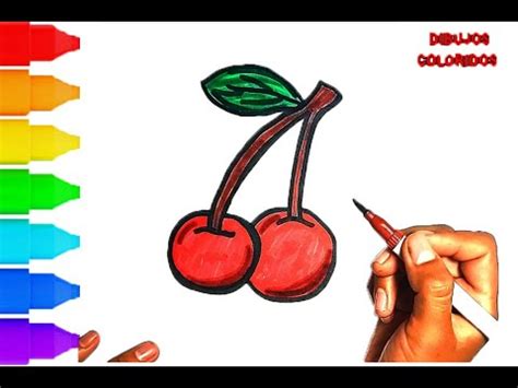 Como Dibujar Una Cereza Dibujar Una Ceresa Muy Facil Dibujando