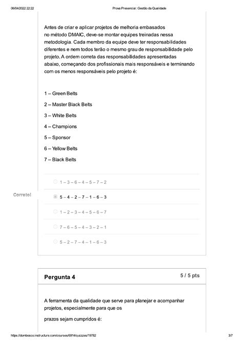 Prova De Gestão Da Qualidade Gabarito Anhanguera BRAINCP