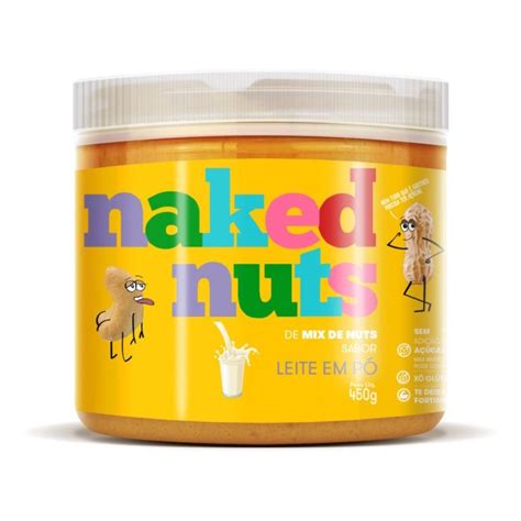 Naked Nuts Pasta Castanha Mix De Nuts Leite Em Po 450g Shopee Brasil