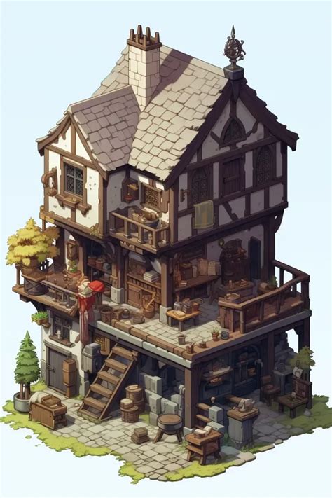 Best Midjourney Isometric Prompts Game Art Sprites Buildings