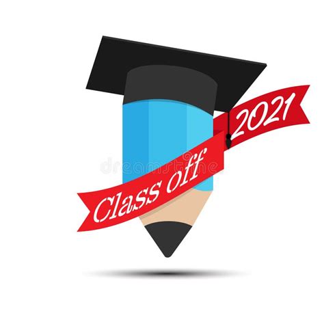 Logo Licencié De Classe 2021 Illustration de Vecteur Illustration du