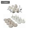 Everbilt 1 In Beige Round Felt Nail On Furniture Glides For Floor