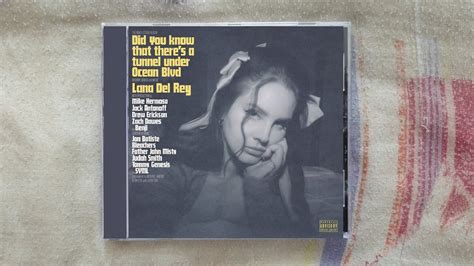 Lana Del Rey Did You Know That There S A Tunnel Under Ocean Blvd Cd