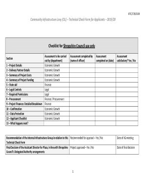 Fillable Online Infrastructure Lists And Statements Fax Email Print