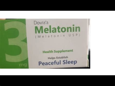 Tablet Melatonin Ke Fayde Drmoon184 Sleeping Pills Non Addictive No