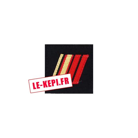 Galon Velcro Caporal Chef Troupes De Marine TDM Sur Drap Marine Lekepi Fr
