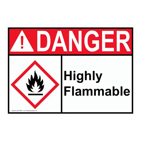 Ghs Label Pictogram Flammable