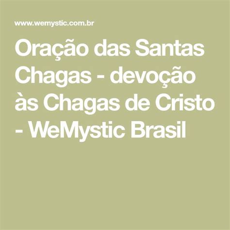 Ora O Das Santas Chagas Devo O S Chagas De Cristo Ora O Das