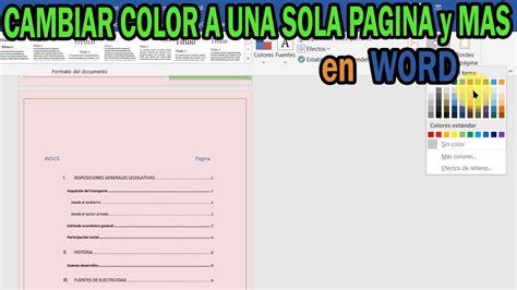 Hacer Tabla De Color En Word Design Talk