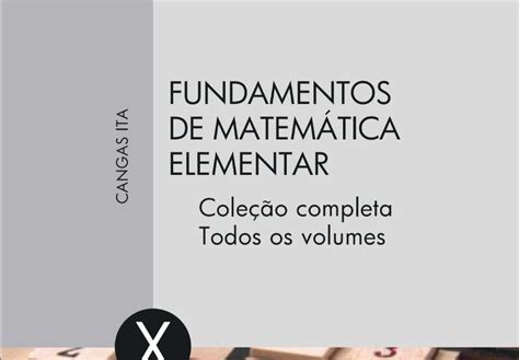 Fundamentos Da Matem Tica Elementar Cole O Completa Pdf
