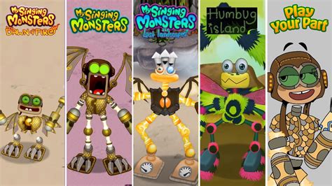 Dawn Of Fire Vs My Singing Monsters Vs Lost Landscapes Vs Humbug Island