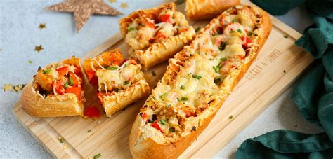 Gevuld Stokbrood Met Kip Snel Klaar Lekker En Simpel