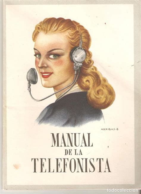 Manual de la telefonista años 50 ilustració Vendido en Subasta
