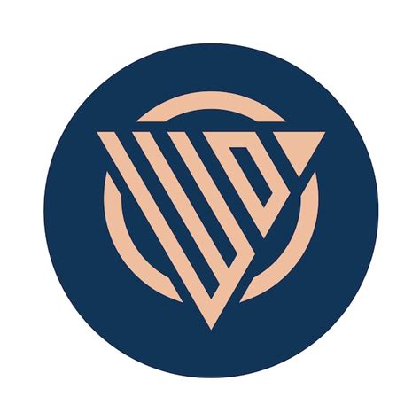 Paquete creativo simple de diseños de logotipos de letras iniciales wo