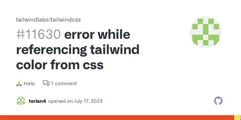 Error While Referencing Tailwind Color From Css Tailwindlabs